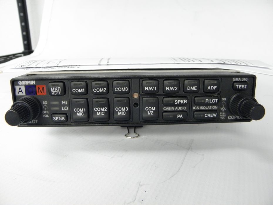 GMA-340 AUDIO PANEL W/INTERCOM - 2163 | Aviators Market