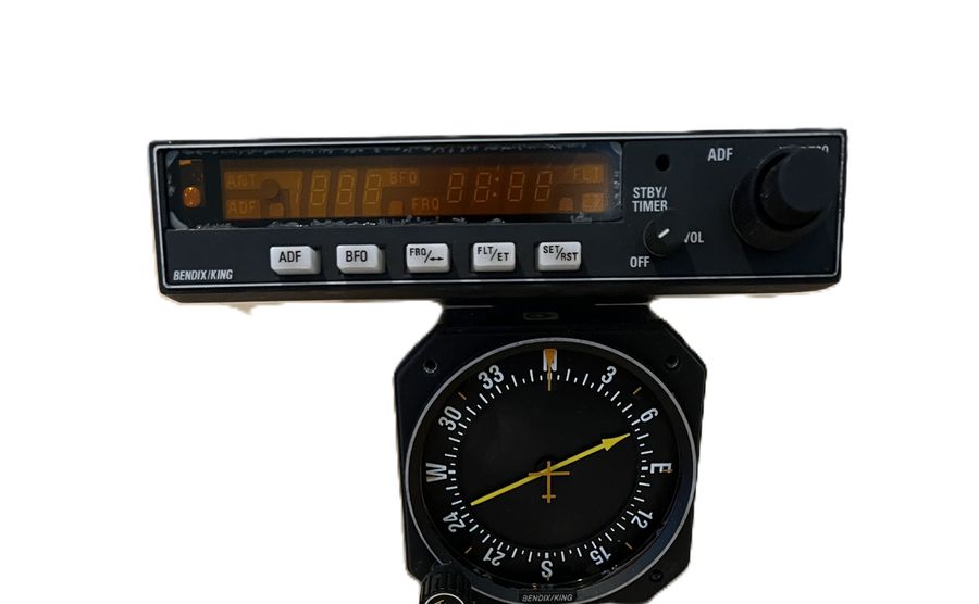 BENDIX KING KR 87 ADF RECEIVER TSO C41C PN 066-1072-0014 WITH TRAY AND ...