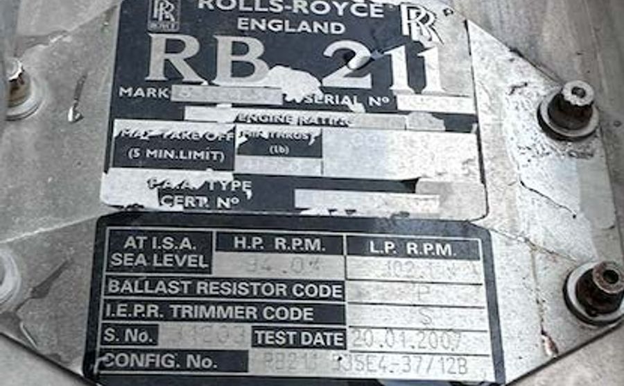 RB211-535E4-37/12B FOR SALE - 8283 | Aviators Market